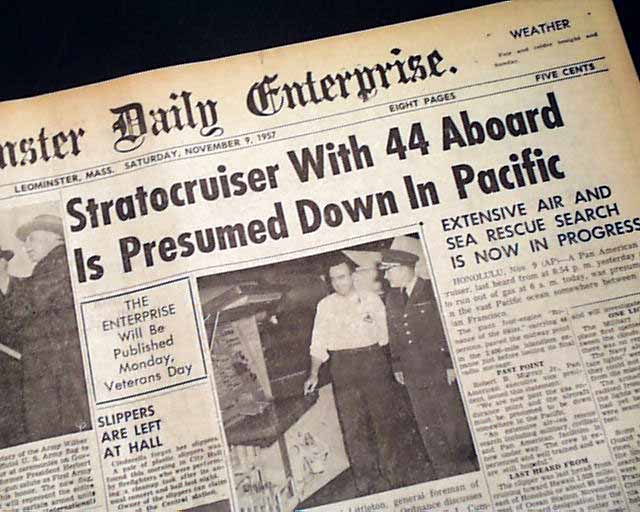 1957 Pan Am Flight 7 disaster.... - RareNewspapers.com