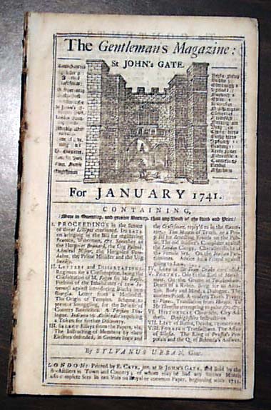 1741 Pre REVOLUTIONARY WAR Magazine Female Characteristics ...