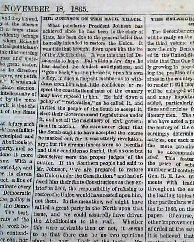 A racist newspaper on the post-war events... - RareNewspapers.com