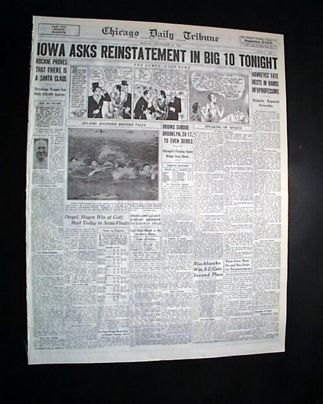 1929 Knute Rockne & Joe Savoldi... - RareNewspapers.com