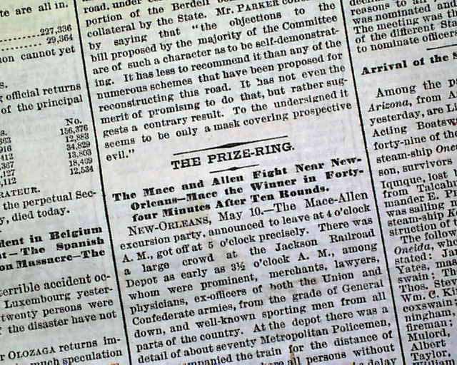1870 Jem Mace vs. Tom Allen... boxing... - RareNewspapers.com