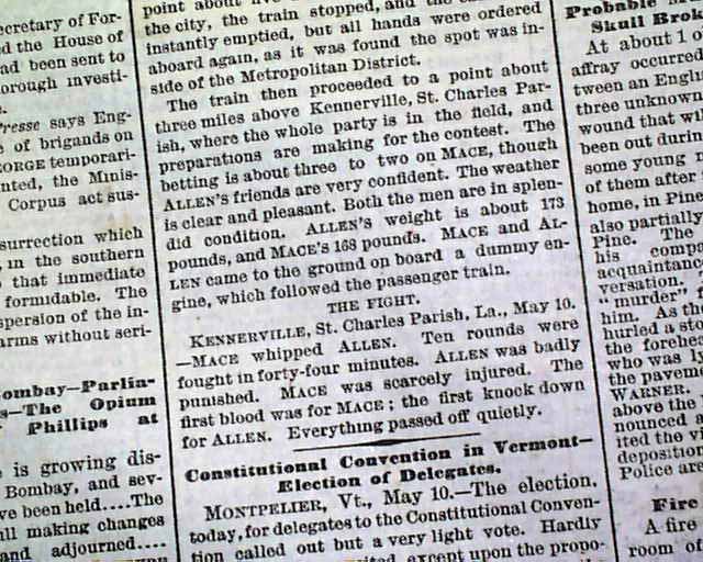 1870 Jem Mace vs. Tom Allen... boxing... - RareNewspapers.com