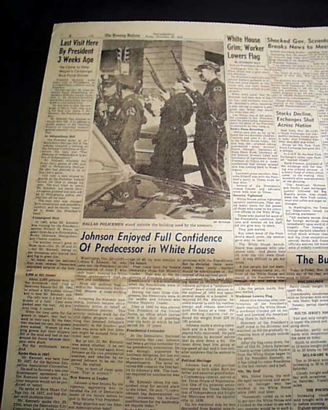 President shot dead... - RareNewspapers.com