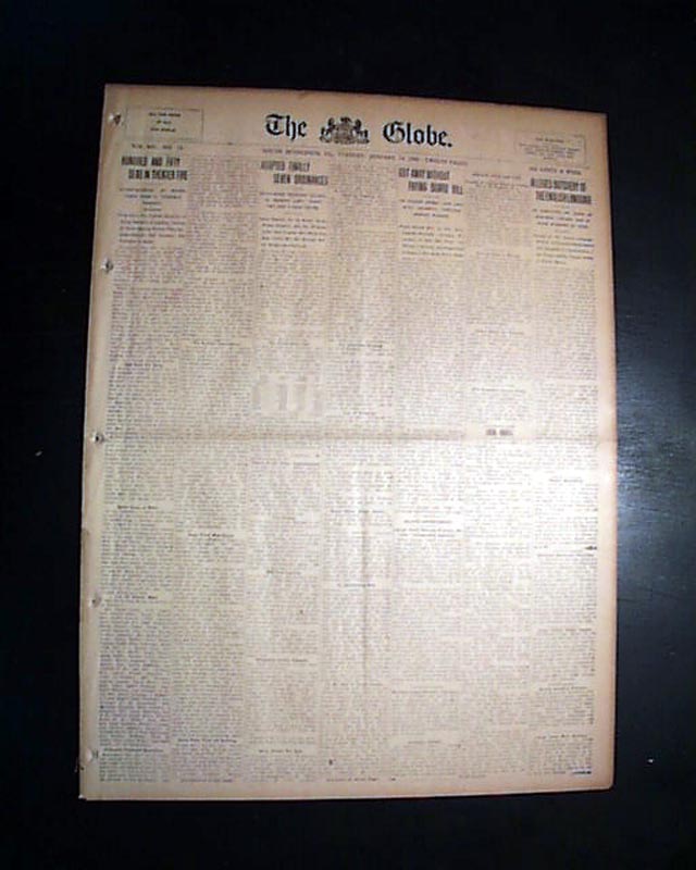 1908 Rhoads Opera House Fire... Boyertown PA... - RareNewspapers.com