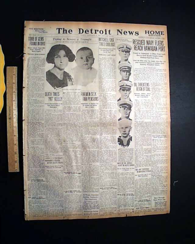 PN-9 No. 1 seaplane rescue... Commander John Rodgers ...