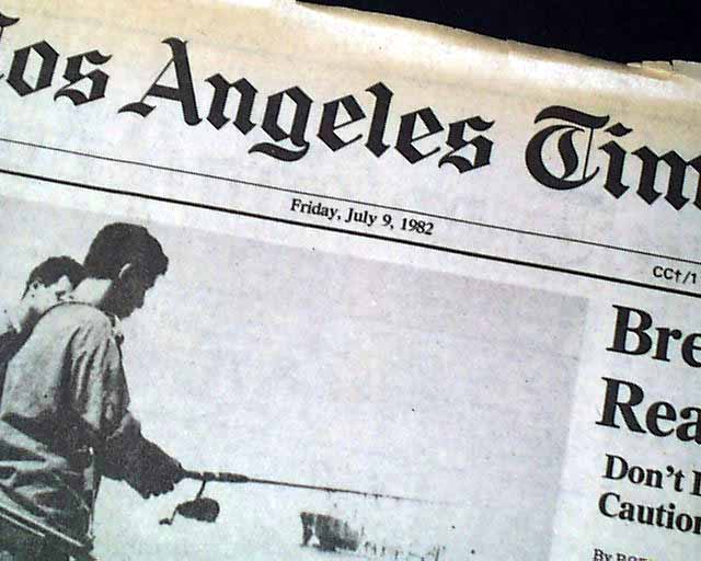 Review & premiere of "Tron", in a Los Angeles newspaper ...