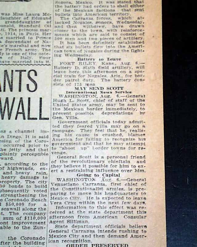 1915 Bandit War... Texas raids by Mexicans... - RareNewspapers.com