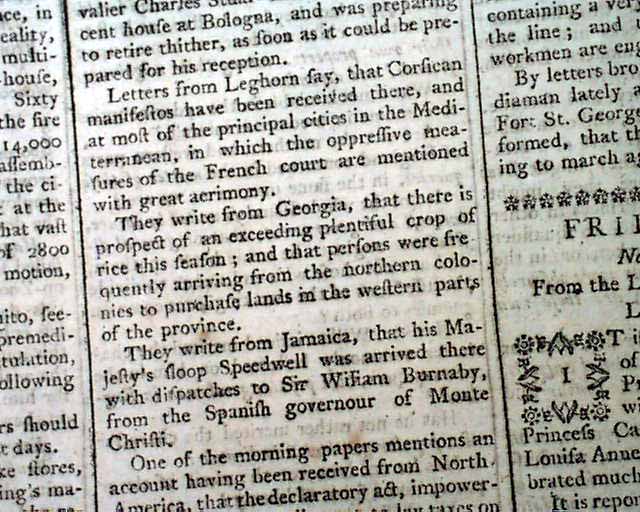 News of the Stamp Act repeal reaches Baltimore... - RareNewspapers.com