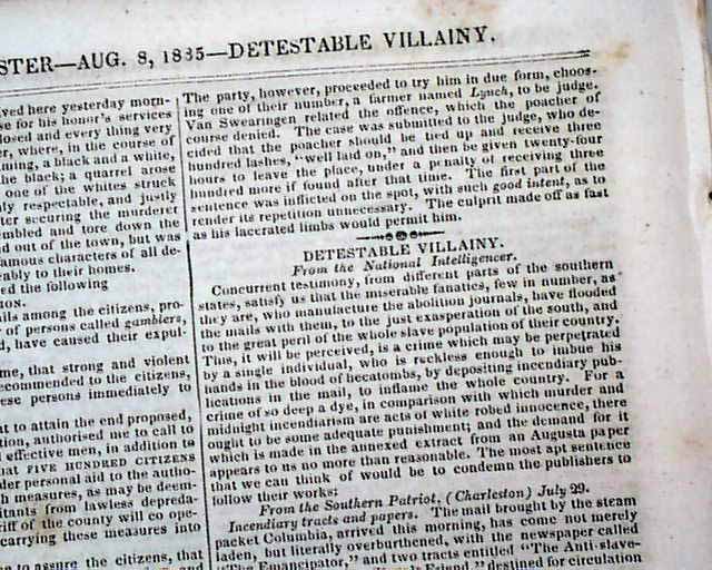 Origin of the 'lynch law'? The situation in Texas... - RareNewspapers.com