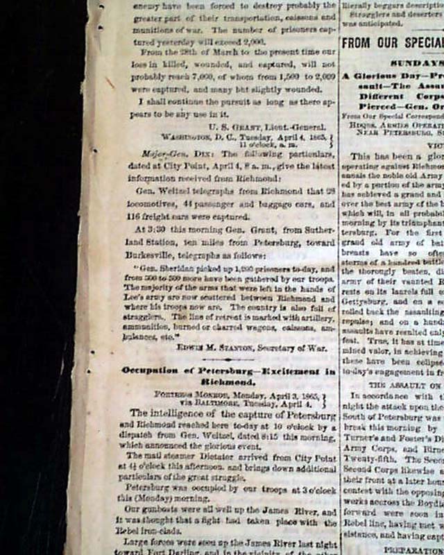 Closing moments of the Civil War... - RareNewspapers.com
