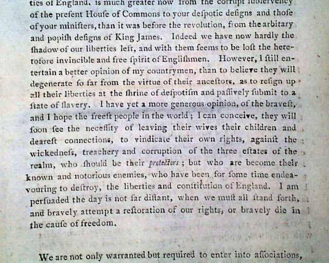 A pro-American newspaper from London in 1776... - RareNewspapers.com