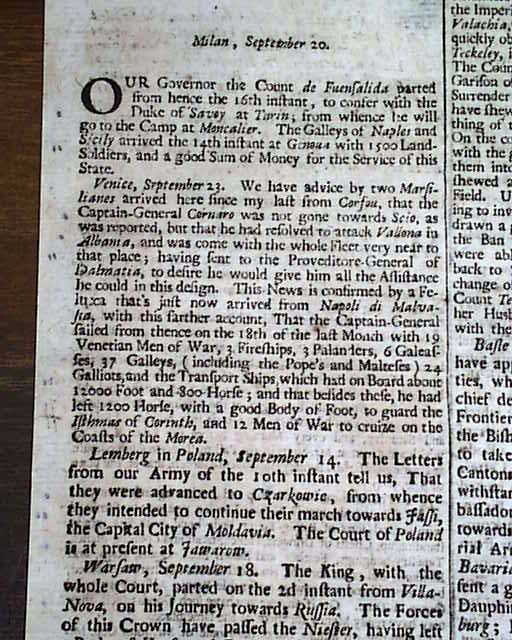 World's Oldest NEWSPAPER - 1686 Gazette 319 Years Old ...