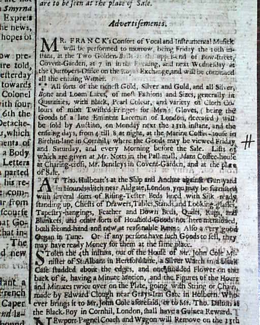 World's Oldest NEWSPAPER - 1686 Gazette 319 Years Old... - RareNewspapers.com