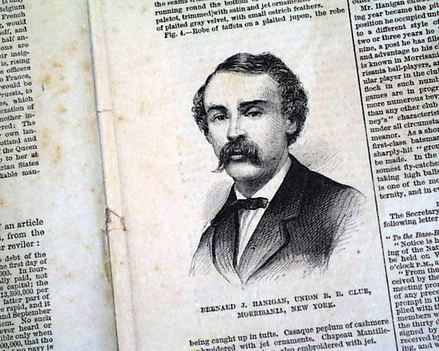 Baseball print from 1866... - RareNewspapers.com
