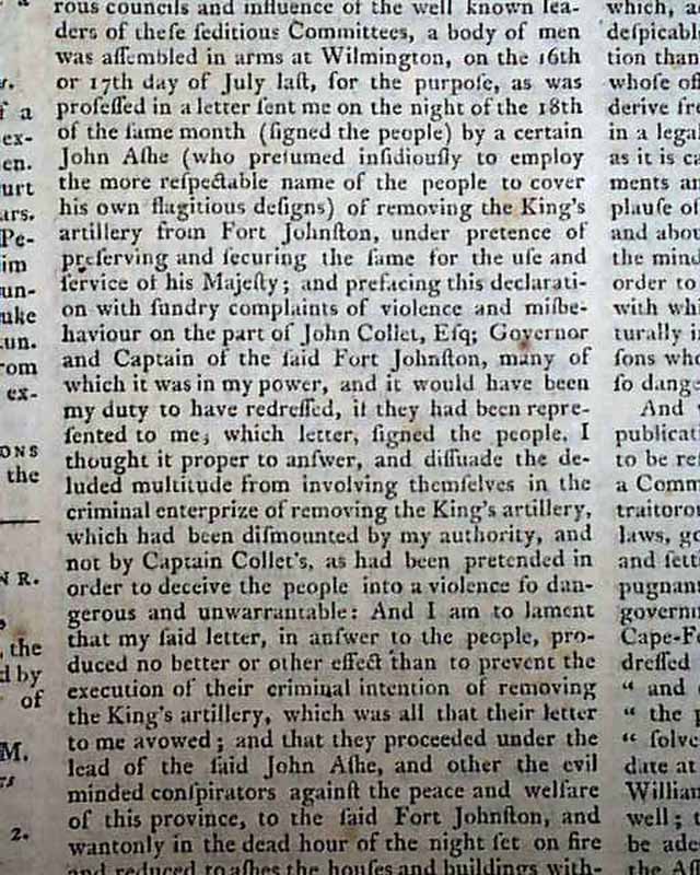 One of the more historic documents of the colonial period ...