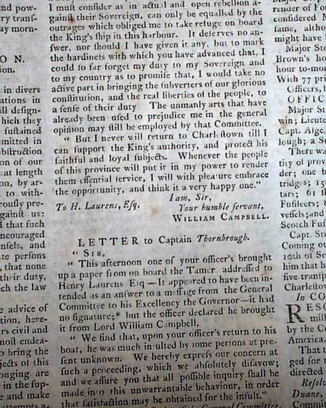 One of the more historic documents of the colonial period ...