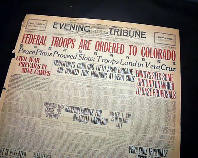 1914 Ludlow massacre... Colorado coalfield war... - RareNewspapers.com