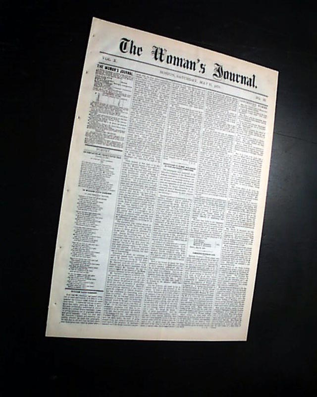 Early woman's suffrage newspaper... - RareNewspapers.com