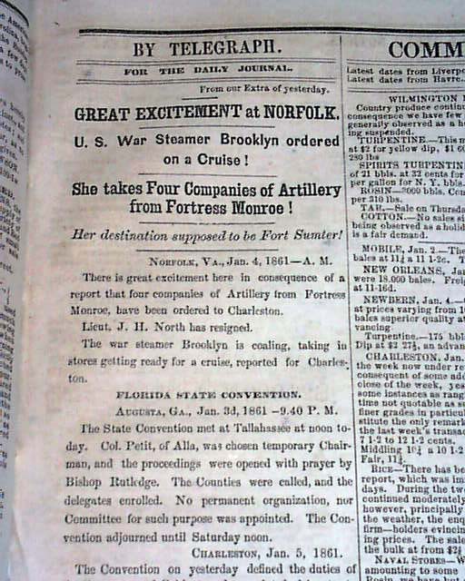 1861 Wilmington NC Slave Ads... - RareNewspapers.com