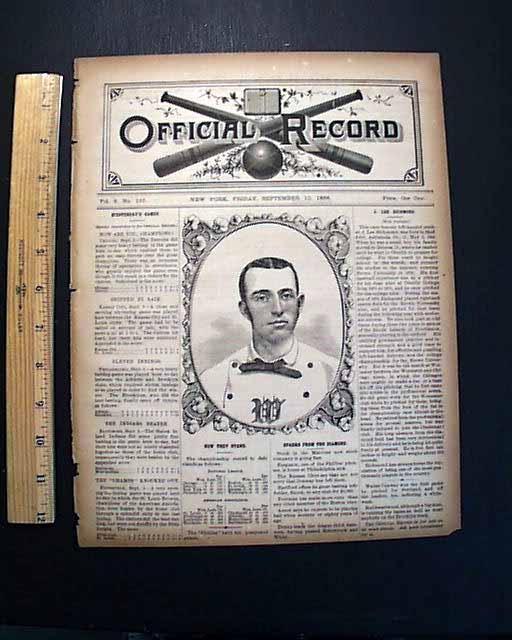 VERY RARE BASEBALL NEWSPAPER... pitched the first perfect game... J ...