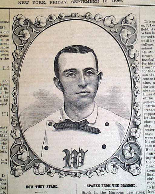 VERY RARE BASEBALL NEWSPAPER... pitched the first perfect game... J ...