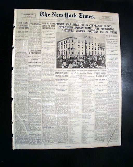 Cleveland Clinic Ohio fire disaster... - RareNewspapers.com