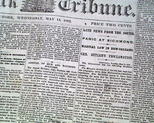 General Butler imposes martial law in New Orleans... - RareNewspapers.com