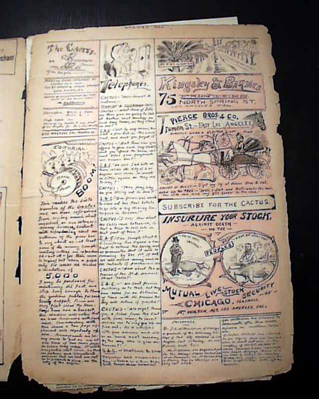 A very unusual newspaper... - RareNewspapers.com