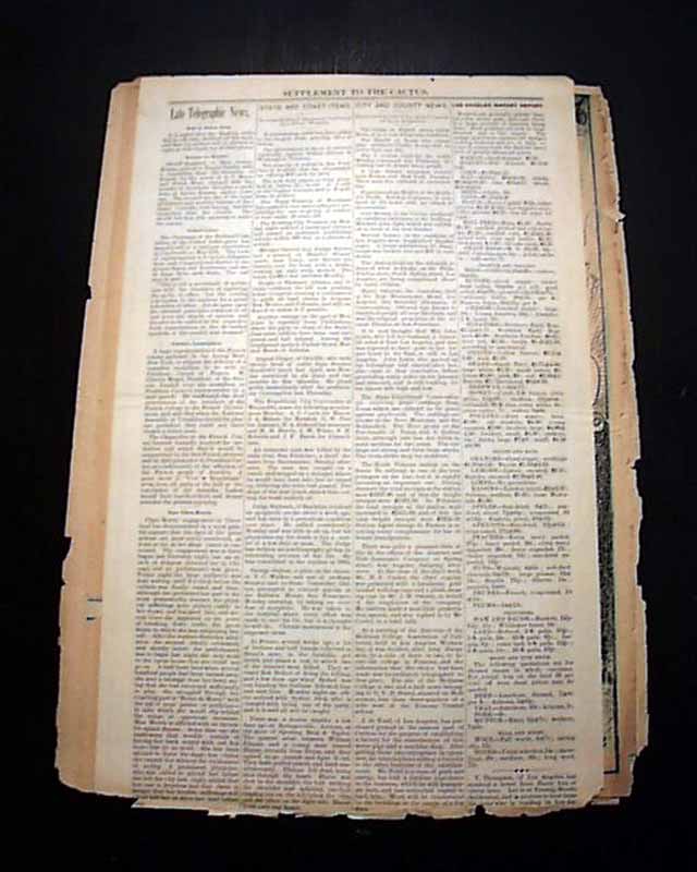 A very unusual newspaper... - RareNewspapers.com