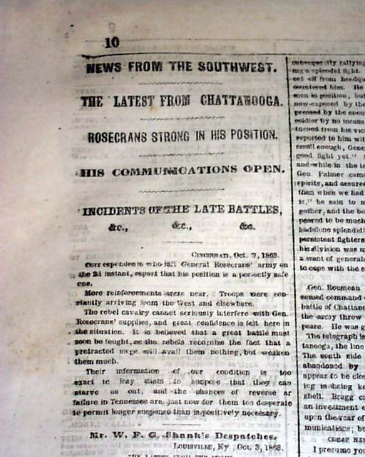Brashear Or Morgan City LA In 1863 Civil War... - RareNewspapers.com