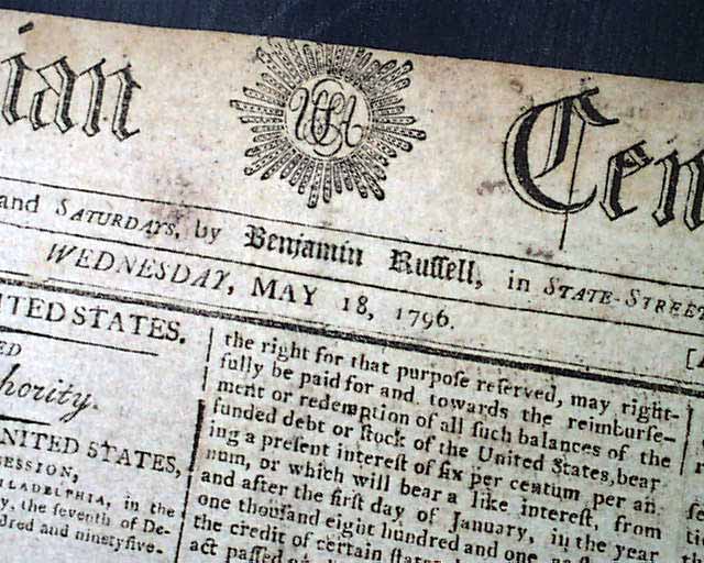 Two George Washington script signatures on the front page ...