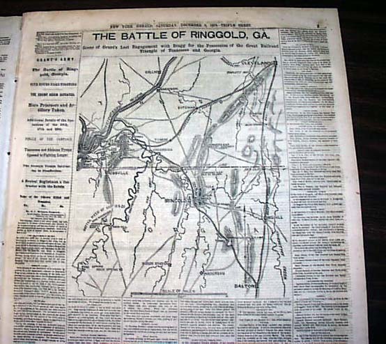 Ringgold GA1863 Civil War Maps... - RareNewspapers.com