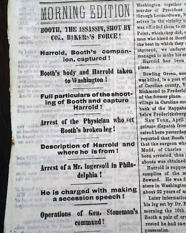 John Wilkes Booth Death Siblings Facts Biography