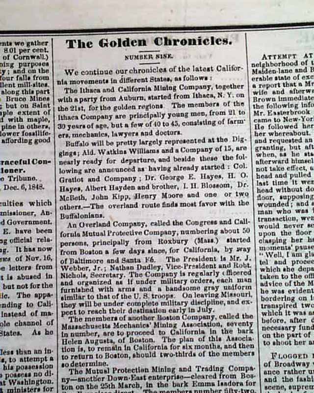 1949 California gold rush... 49ers... - RareNewspapers.com