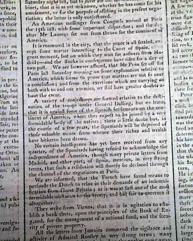 Presumed provisions of the treaty of peace... - RareNewspapers.com
