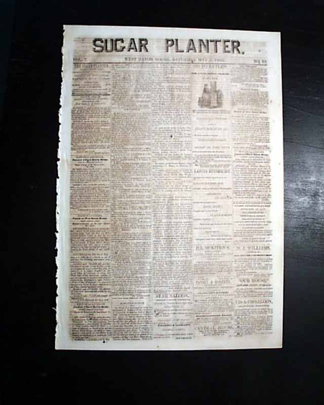 Scarce Reconstruction era newspaper from Louisiana... - RareNewspapers.com