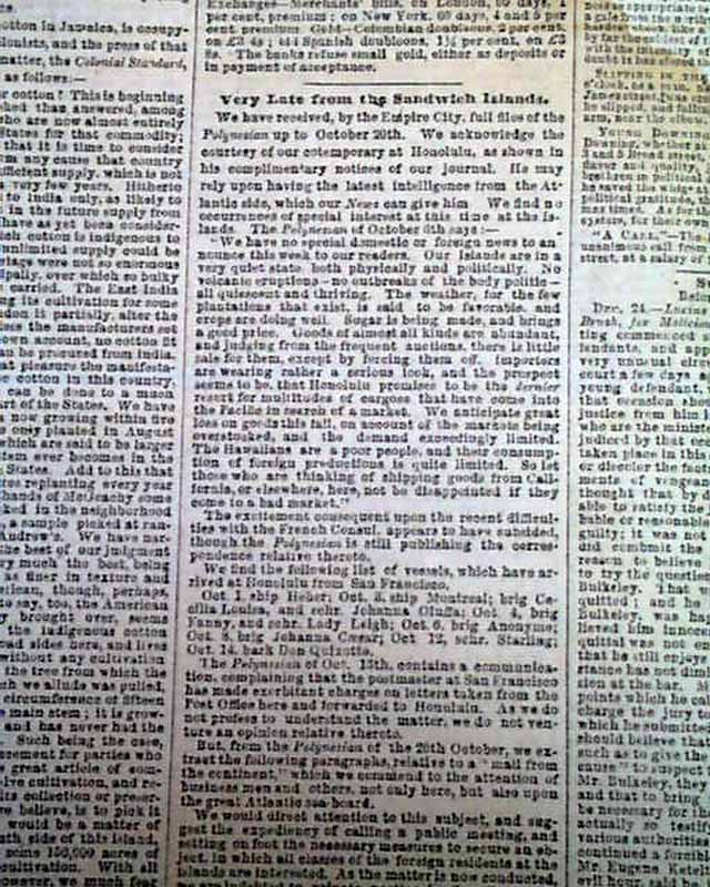 California gold rush of 1849.... - RareNewspapers.com