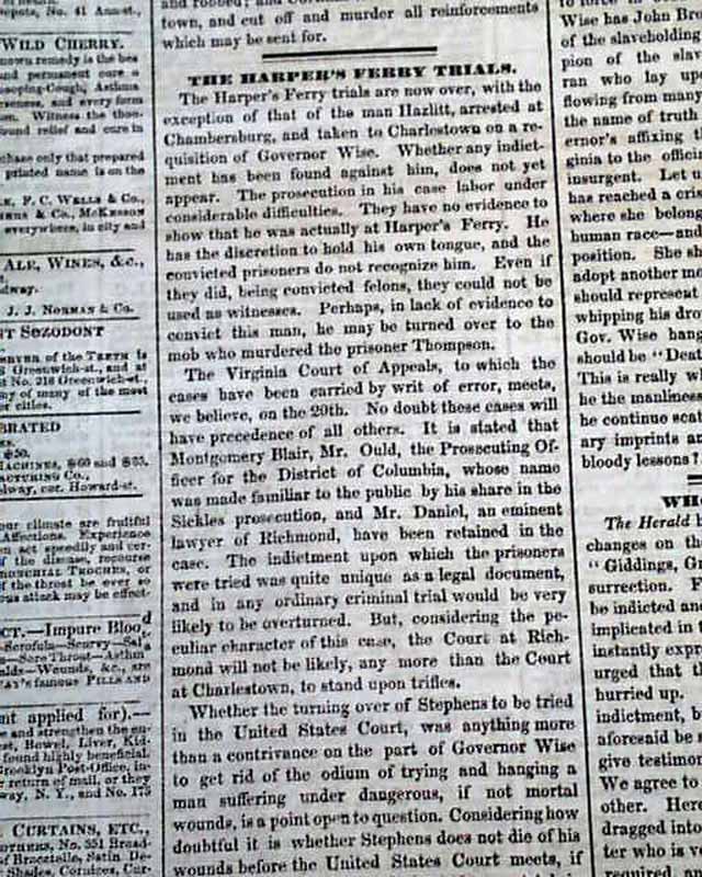 On the John Brown trial, with diagrams... Capture of a slave ship ...