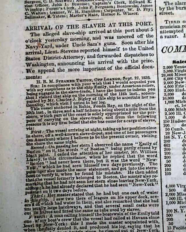 On the John Brown trial, with diagrams... Capture of a slave ship ...