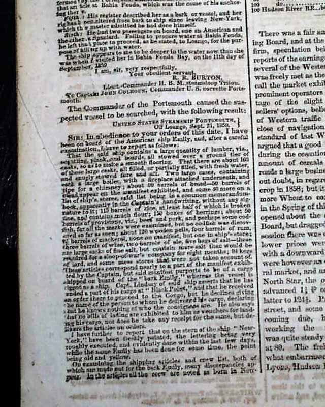 On the John Brown trial, with diagrams... Capture of a slave ship ...