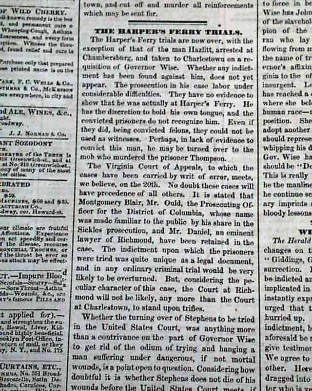 On the John Brown trial, with diagrams... Capture of a slave ship ...