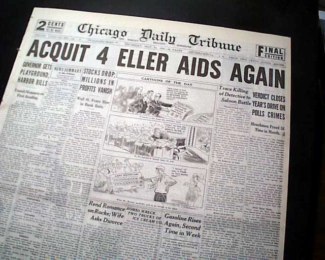 1928 Chicago gangland war in full swing... - RareNewspapers.com