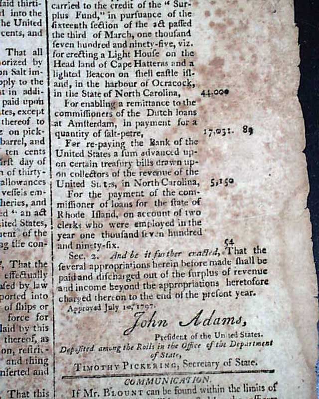John Adams visits Newark... Paul Revere... - RareNewspapers.com