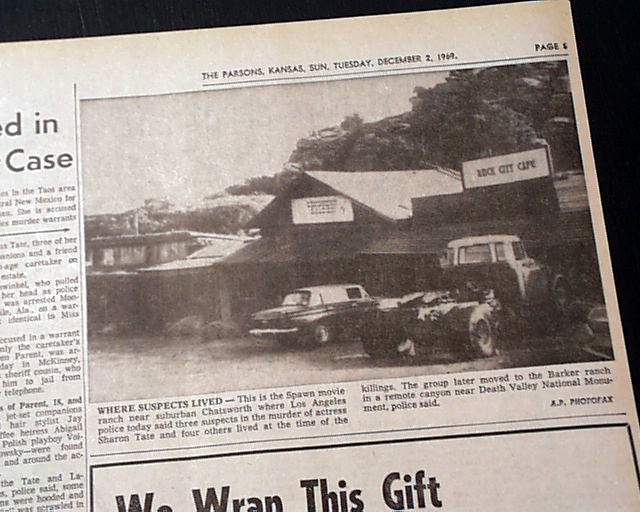 Charles Manson Murders in 1969 - RareNewspapers.com