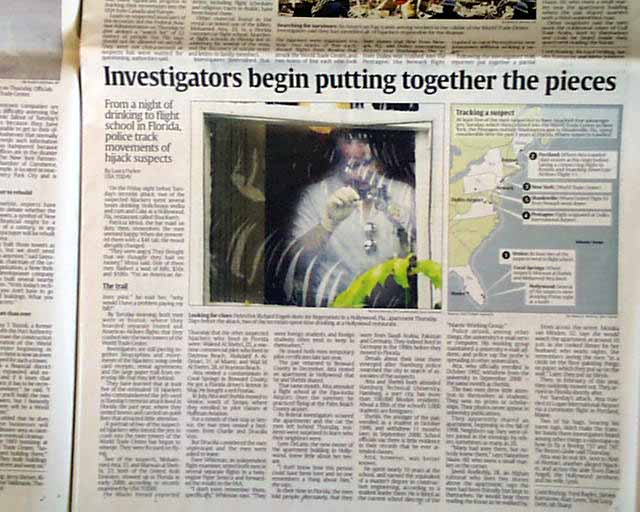 FBI hunts conspirators... More hijackings may have been planned ...