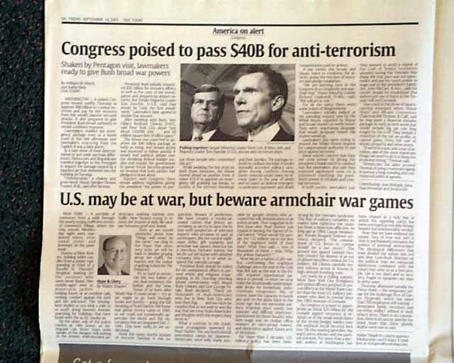 FBI hunts conspirators... More hijackings may have been planned ...