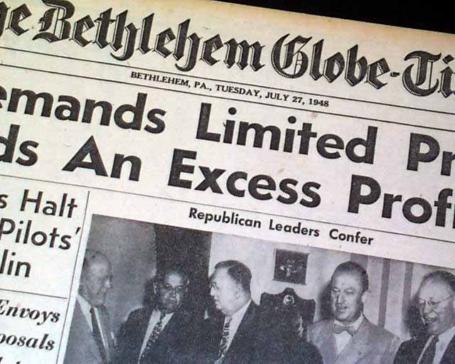 The issue also includes coverage of Harry Truman's Executive Order ...