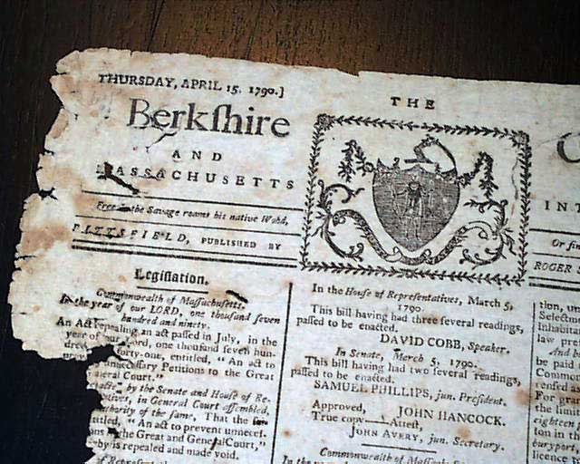 A broadside issue of a rare newspaper... - RareNewspapers.com