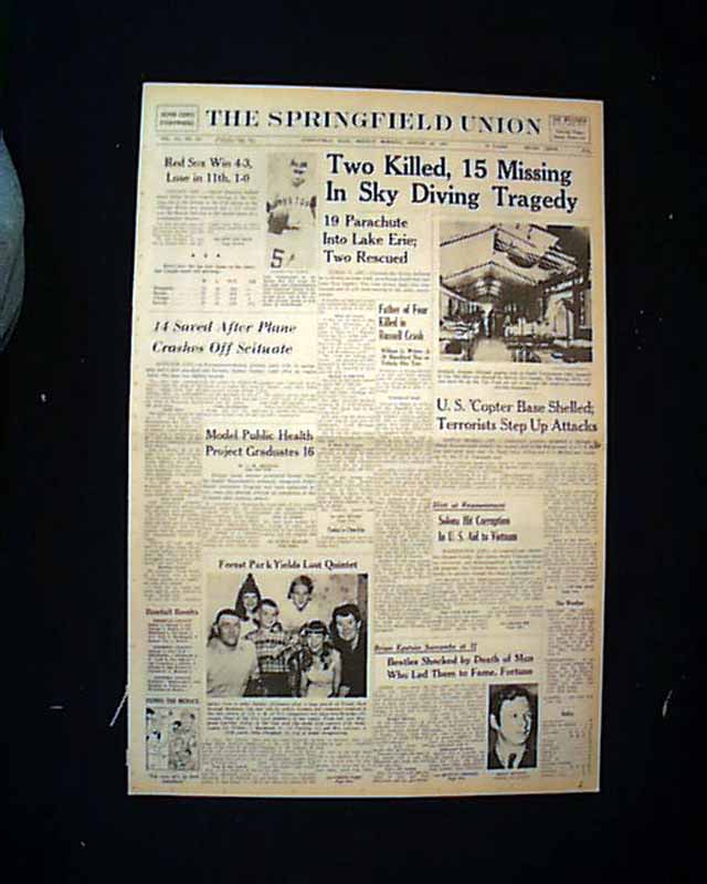 Brian Epstein death in 1967... - RareNewspapers.com