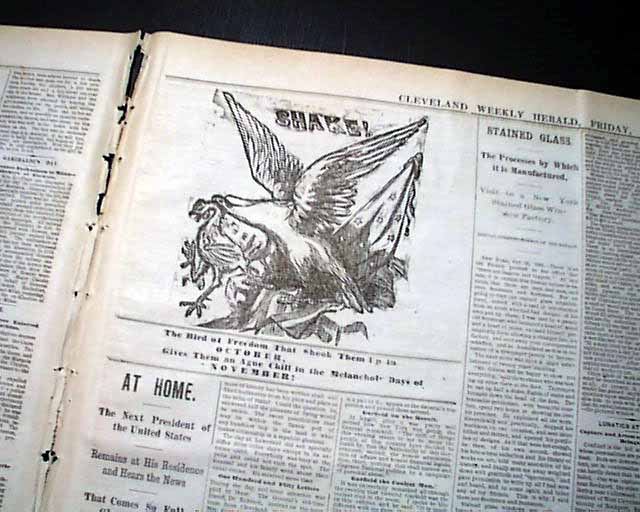 1880 James A. Garfield election.... - RareNewspapers.com